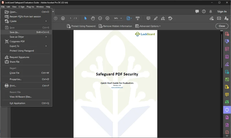 How to Protect a PDF without passwords: prevent copy, edit, prints ...